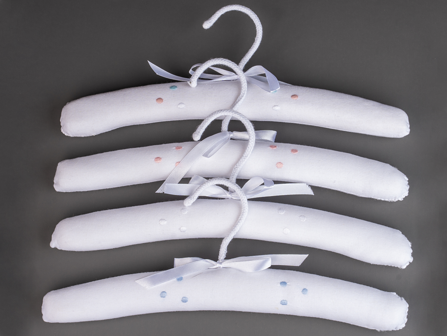 #5403 SWISS DOTS PADDED HANGER – Edward Boutross, Inc
